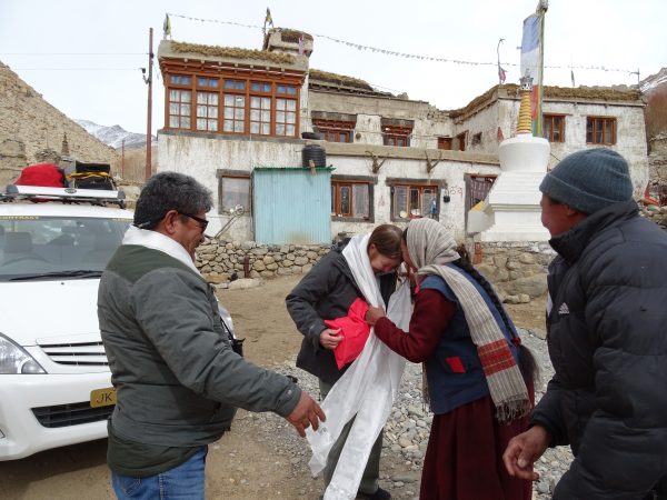 A traditional welcome by the hosts at the lodge | Good Nature Travel Blog