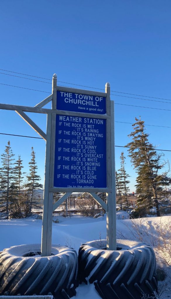 Churchill sign | Good Nature Travel Blog